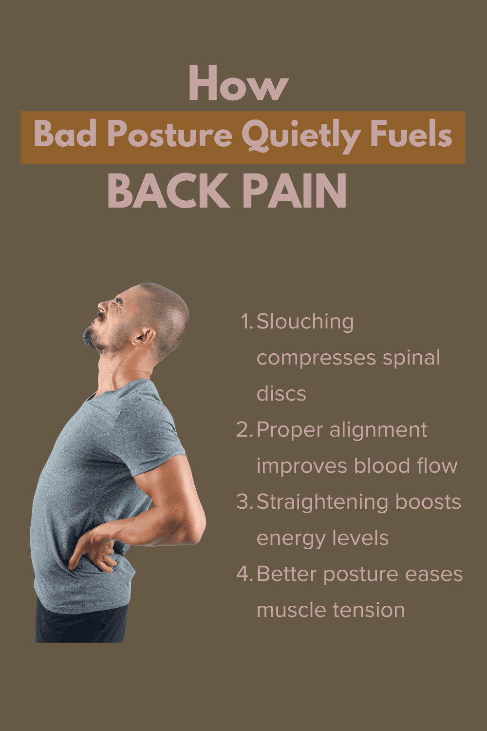 How Bad Posture Quietly Fuels Back Pain - Fitness Guides