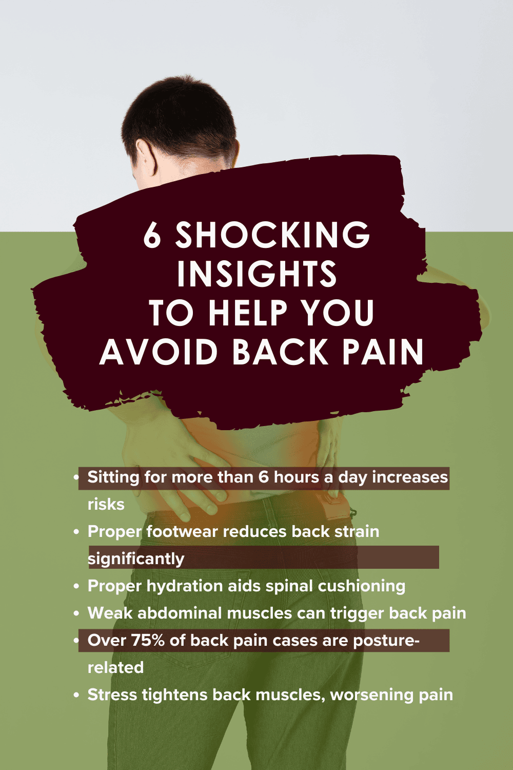6 Shocking Insights to Help You Avoid Back Pain - Fitness Guides
